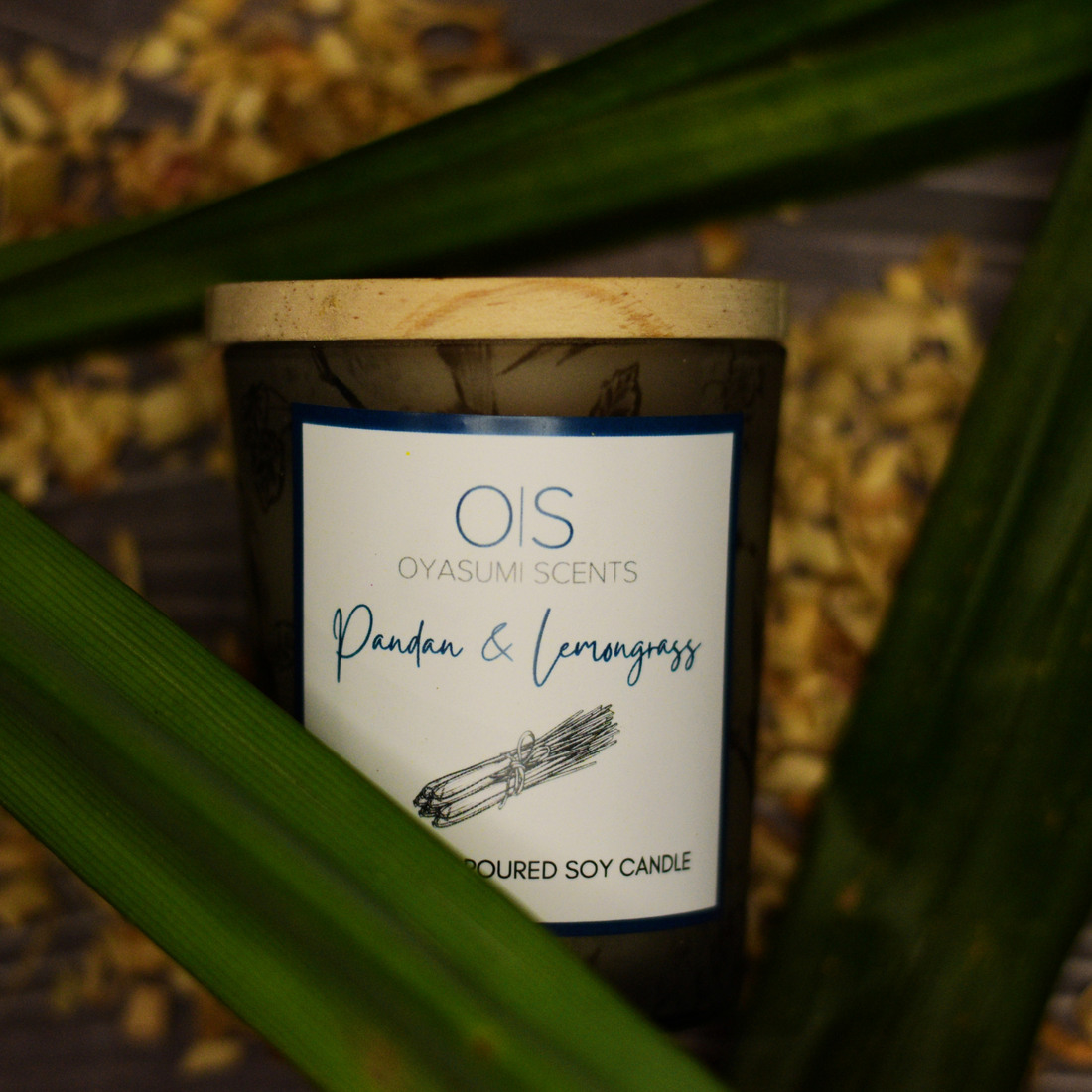 Pandan & Lemongrass Candle – Oyasumi Scents